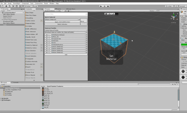 How to Apply Materials to Faces in Unity? : Ambiz Education